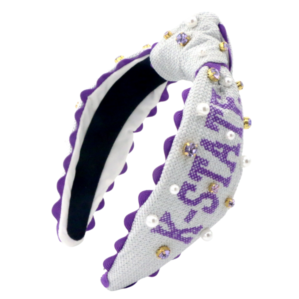 Kansas State Adult K-STATE Cross Stitch Headband – Brianna Cannon
