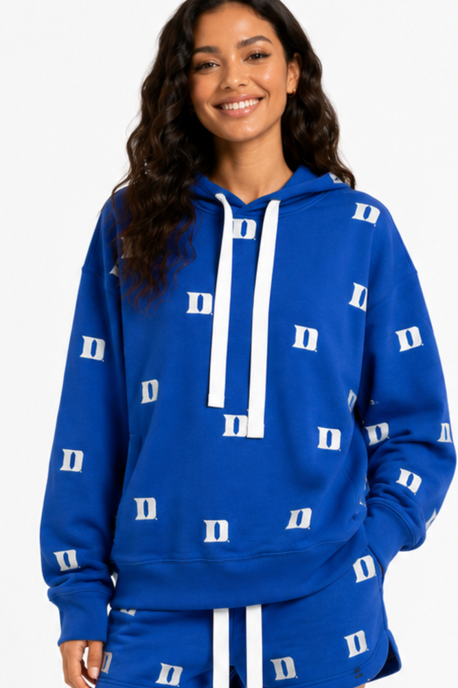 Duke Embroidered Fleece Hoodie | Brianna Cannon