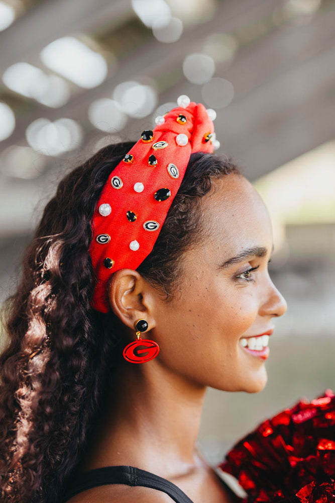 Georgia Red Logo Headband – Brianna Cannon