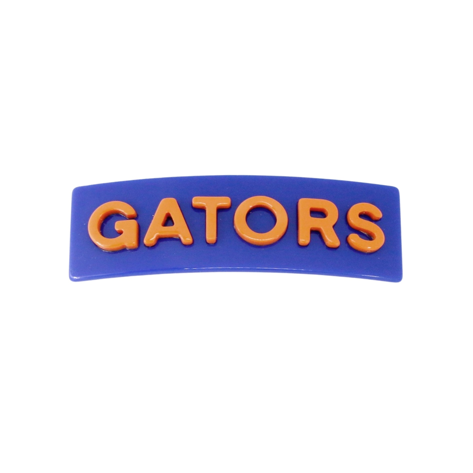 Florida Blue GATORS Rectangle Barrette Clip – Brianna Cannon
