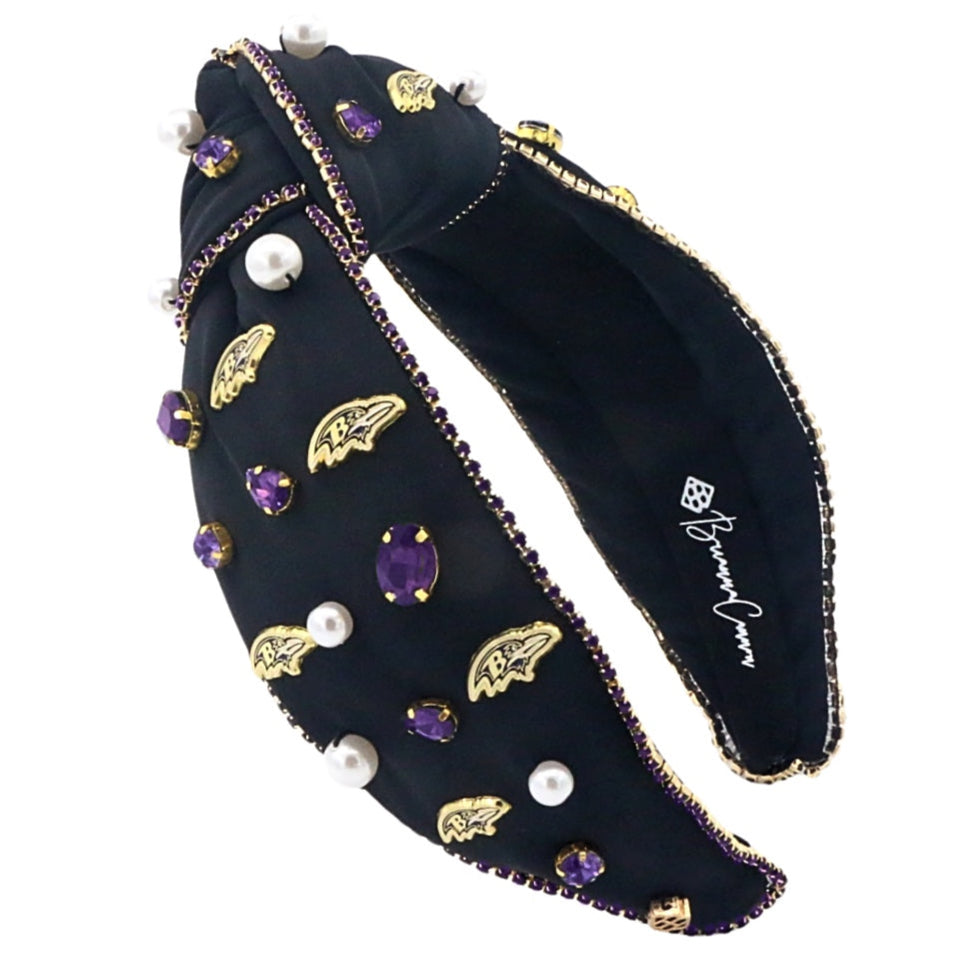 Baltimore Ravens Black Logo Headband – Brianna Cannon