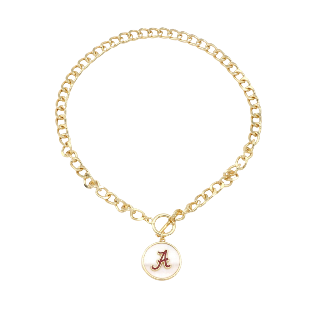 Alabama Logo Necklace – Brianna Cannon