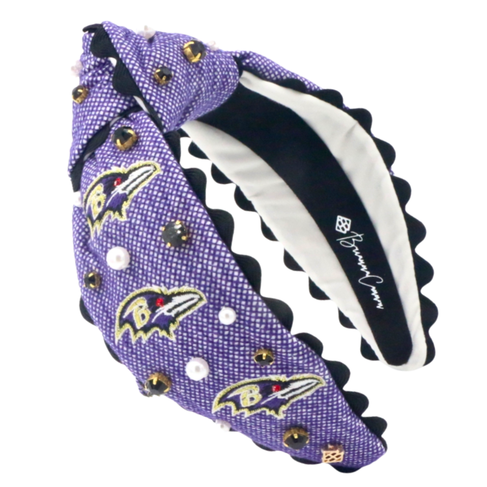 Baltimore Ravens Adult Cross Stitch Headband – Brianna Cannon
