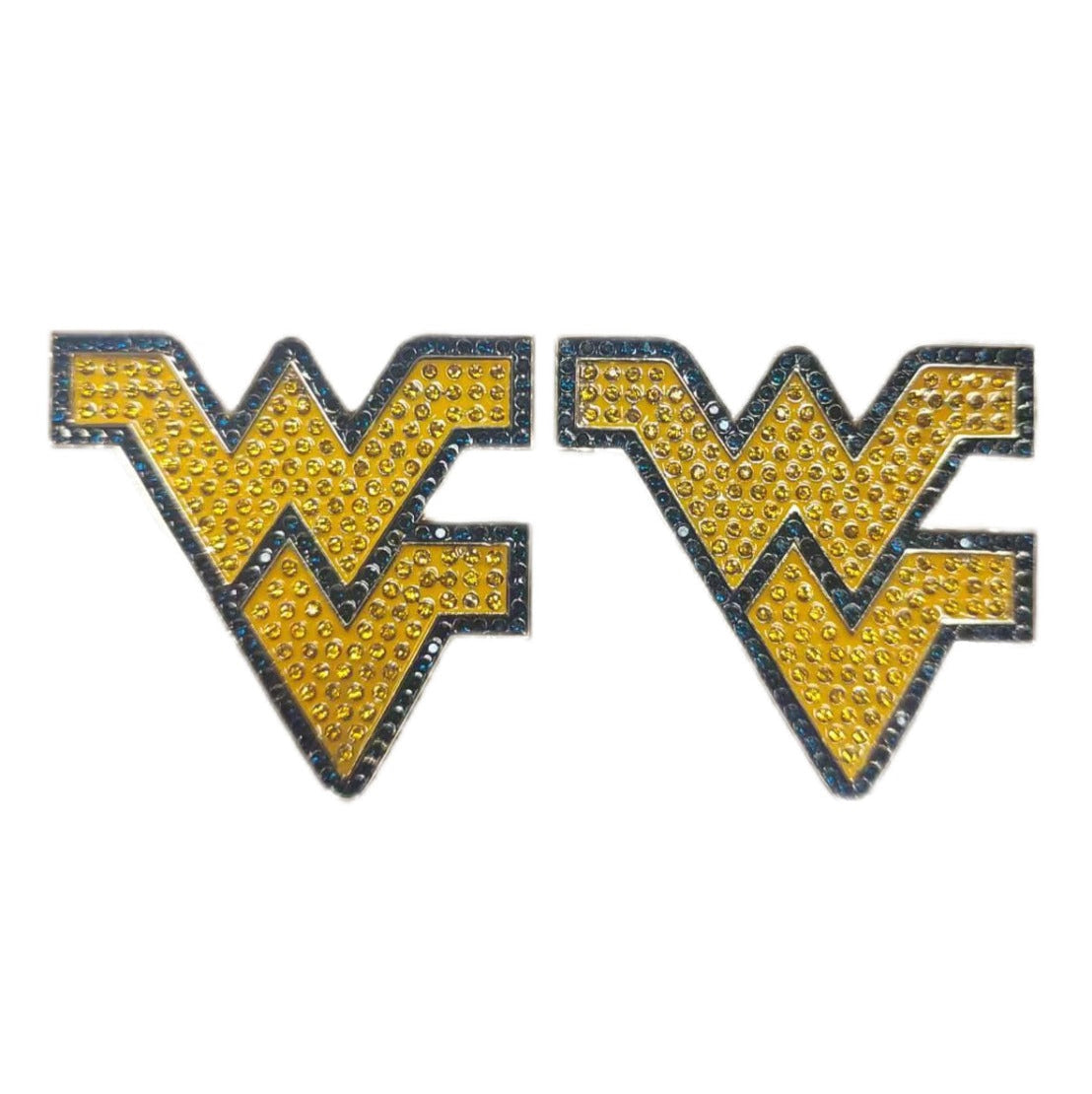 West Virginia Pavé Logo Studs PRE-ORDER – Brianna Cannon