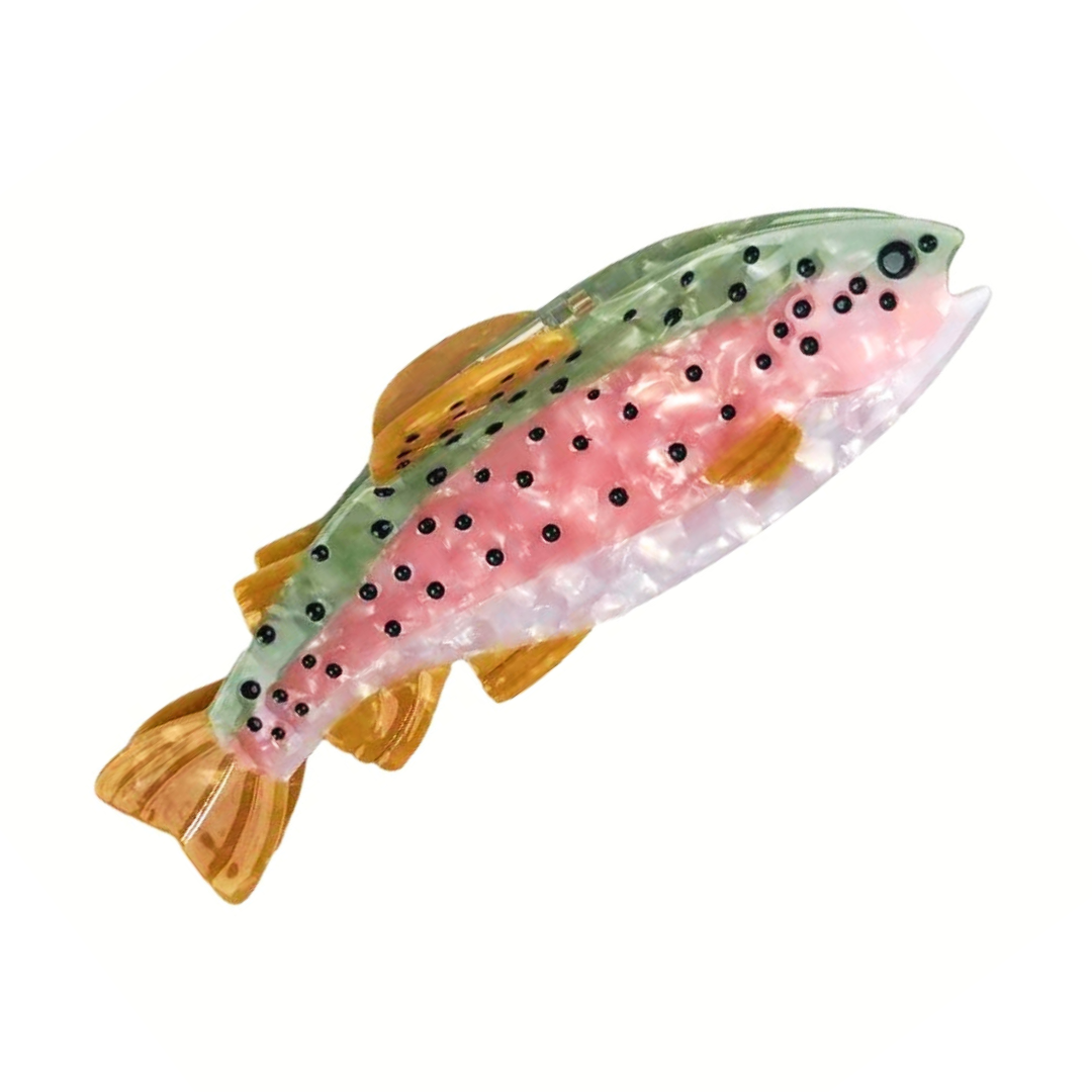 Fish Claw Clip - Pearlescent Hair Accessory | Brianna Cannon