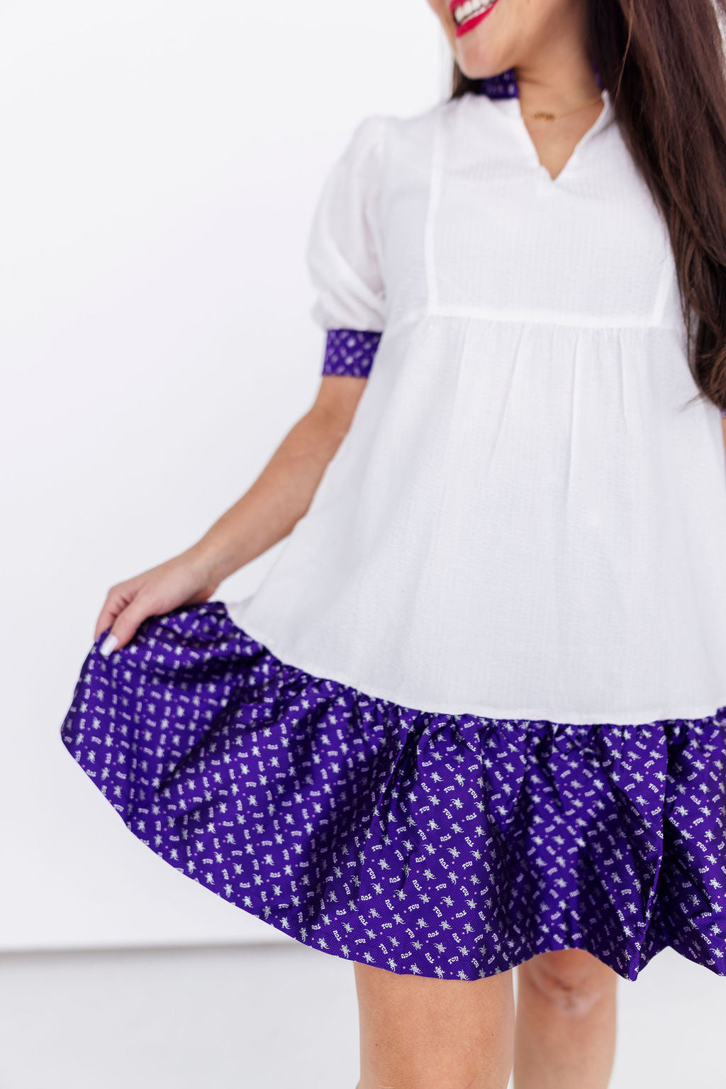 TCU Gameday BC Bib Dress – Brianna Cannon