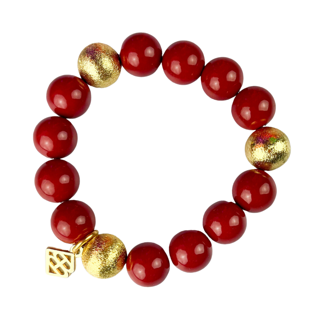 Crimson Beaded Brianna Bracelet – Brianna Cannon
