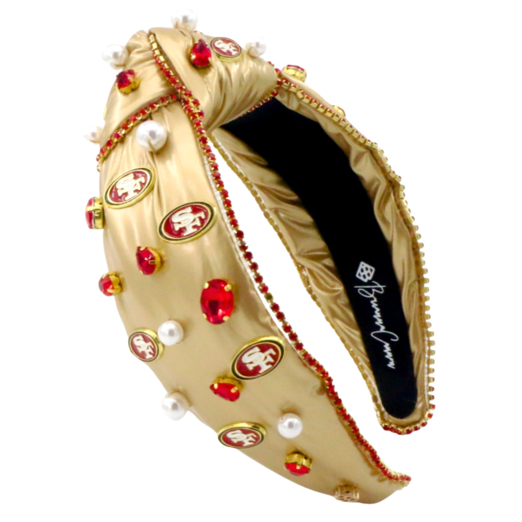 San Francisco 49ers Gold Logo Headband – Brianna Cannon