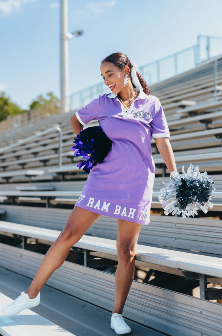 TCU BC Club Dress with SuperFrog - Horned Frogs Gameday Dress | Brianna ...