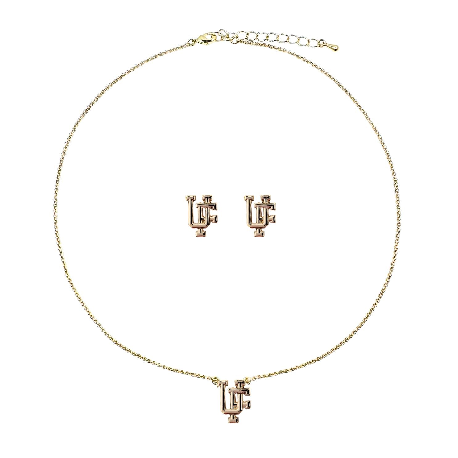 College Vault Florida Stud & Necklace Set - Vintage Gators Jewelry ...