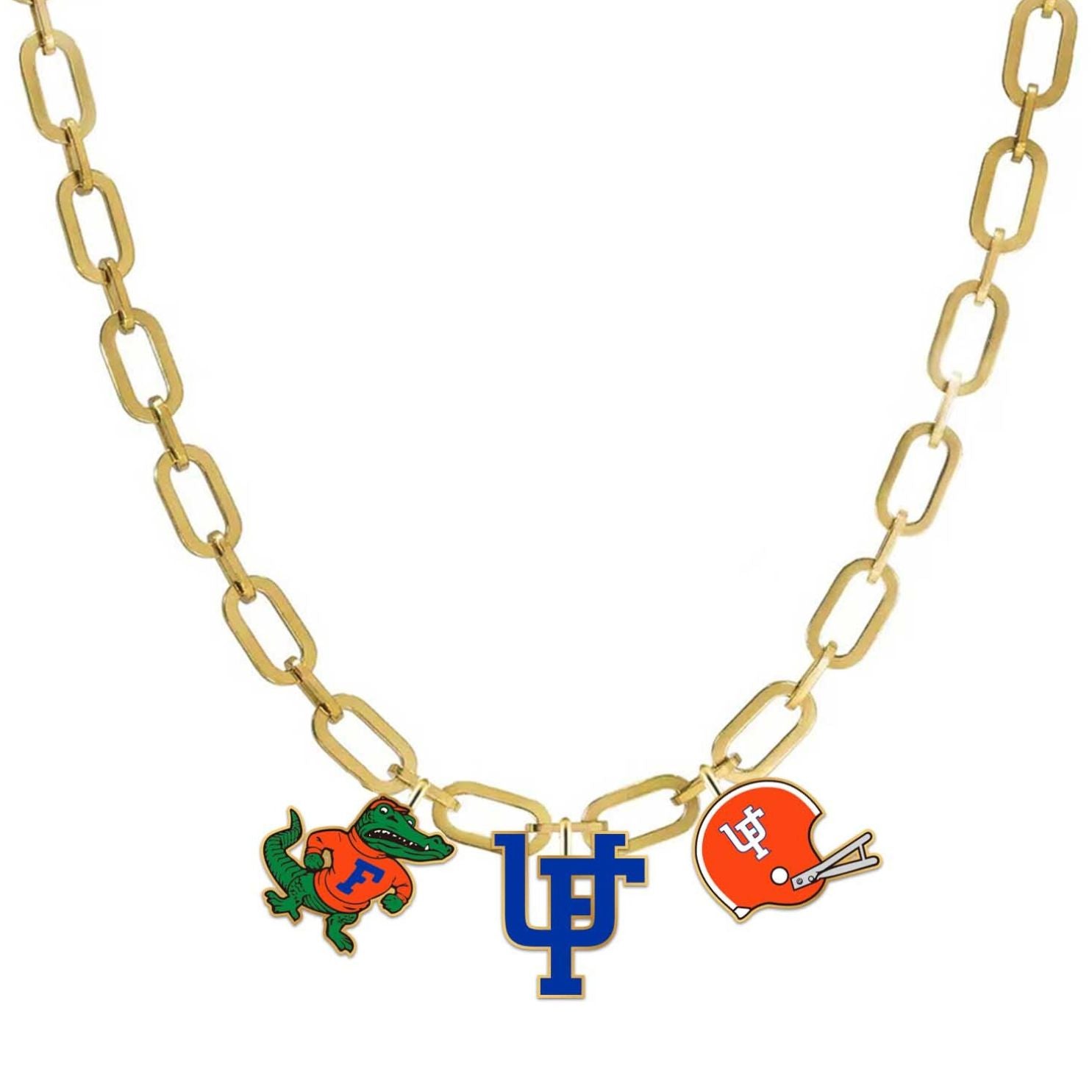 College Vault Florida Charm Necklace - Vintage Gators Necklace ...