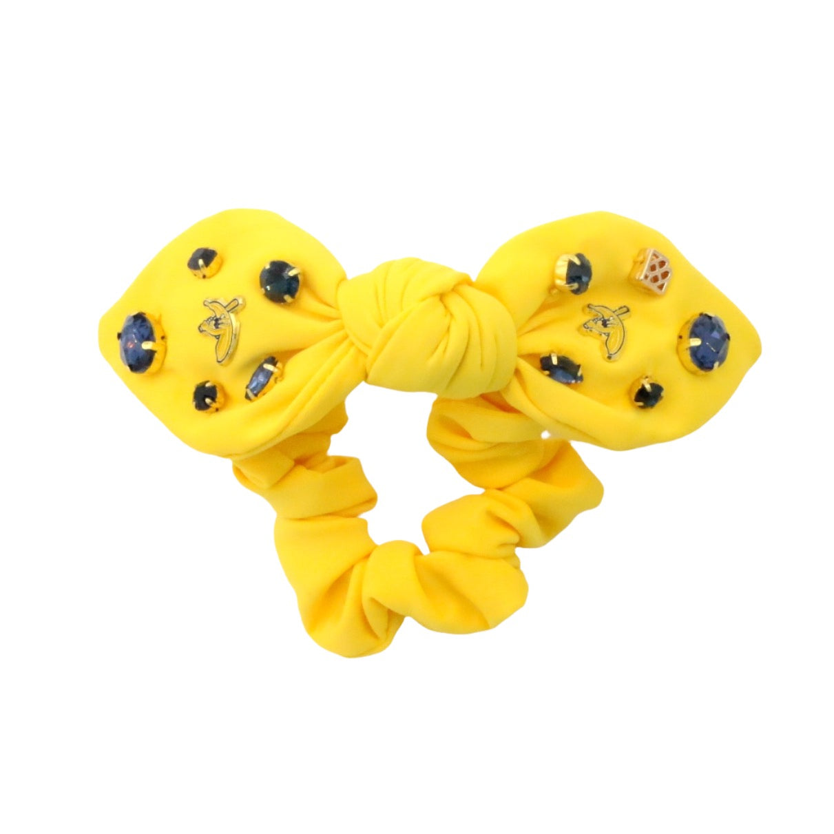 Savannah Bananas Yellow Logo Bow Scrunchie – Brianna Cannon