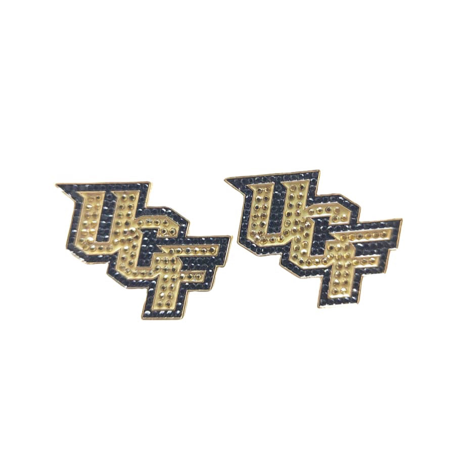 Central Florida Pave Logo Studs - UCF Knights Earrings | Brianna Cannon