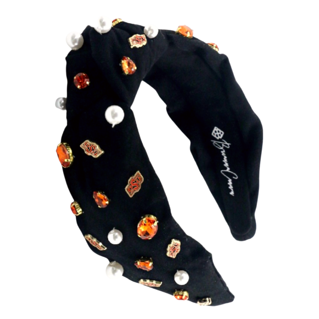 Oklahoma State Black Logo Headband – Brianna Cannon