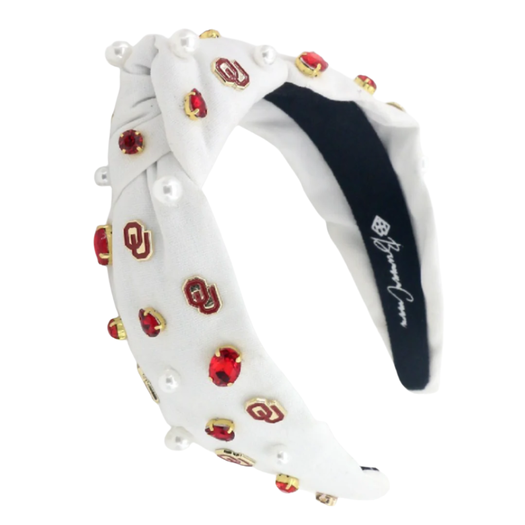 Oklahoma White Logo Headband – Brianna Cannon